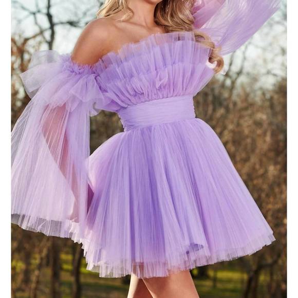 Rachel Allan | Dresses | New Rachel Allan Fit And Flared Tulle Dress In ...